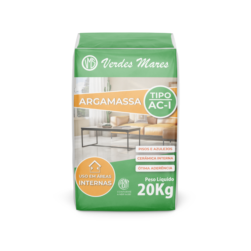 Argamassa Verdes Mares Ac1 20 Kg - Loja Verdes Mares